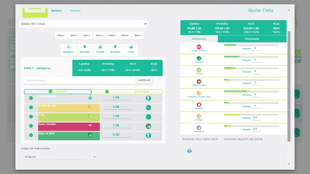 Nutrein Software De Nutrición Gratis + App De Pacientes Monitor Nutricional